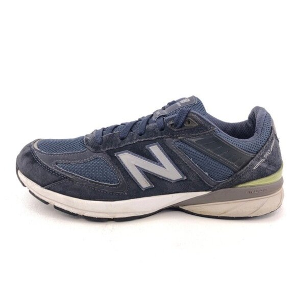 New Balance | Shoes | New Balance 99v5 Blue Leather Running Shoes Kids ...